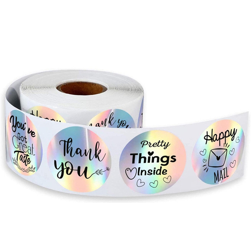 Thank You for Your Order Stickers and Delivery Labels, Multiple Colour ...