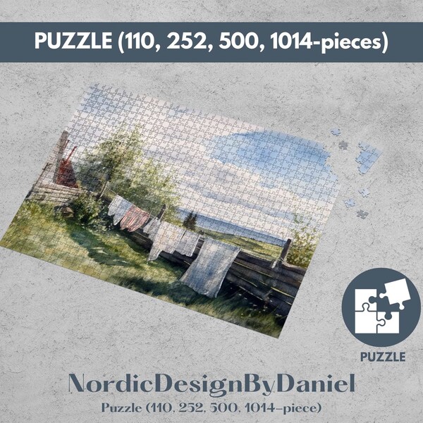 Laundry Puzzle Puzzles - Etsy
