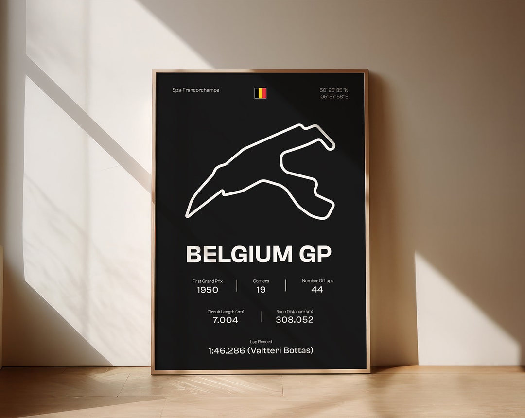 Custom Race Track Map Poster Any Circuit Any Motorsport - Etsy