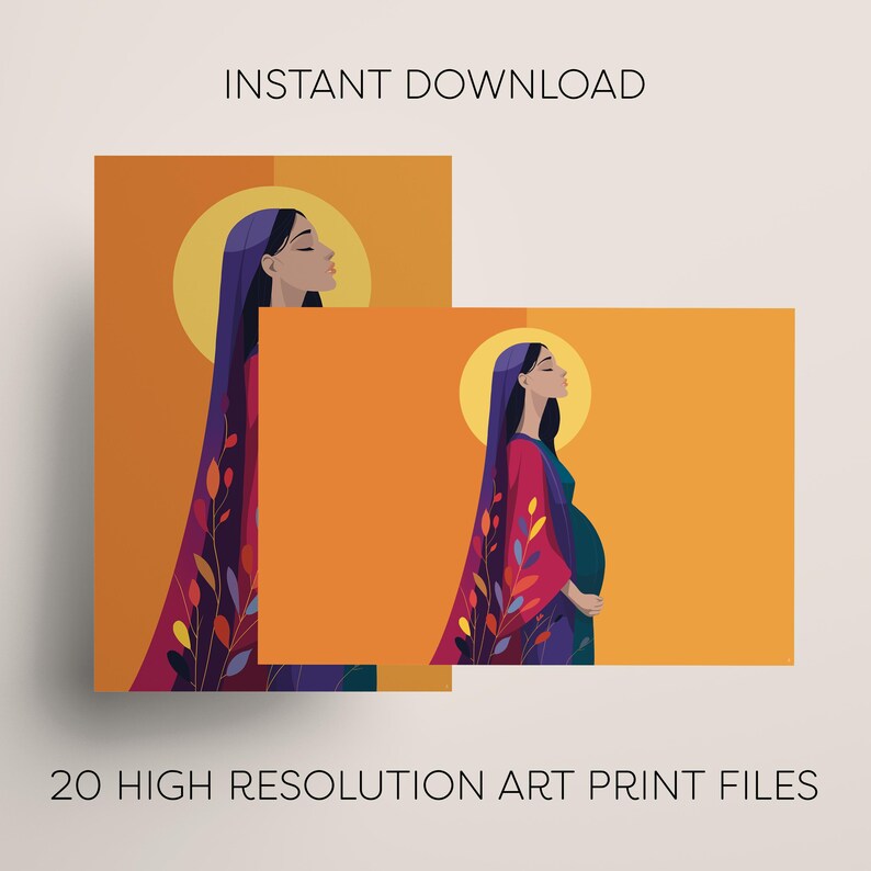 Immaculate Conception Art Print (digital Download) - Etsy