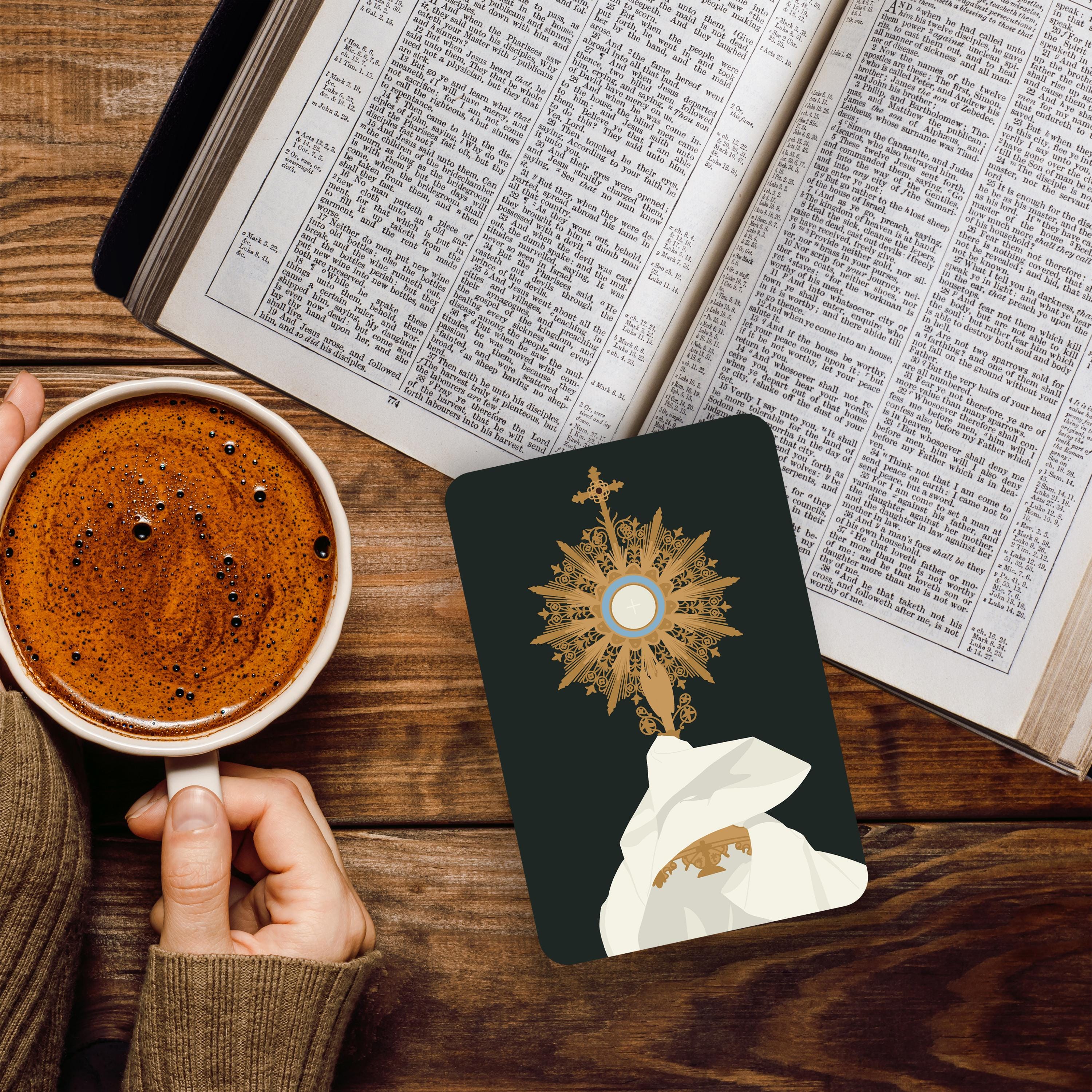 Eucharistic Adoration Prayer Card - Etsy