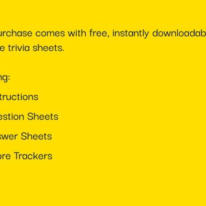 Best of the 60s | Printable Trivia Set - Etsy