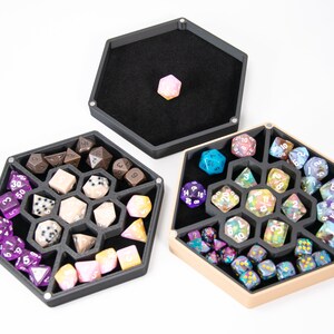 Dungeon and Dragons Double Layer Dice Box Multi Dice Storage 8 Sets ...
