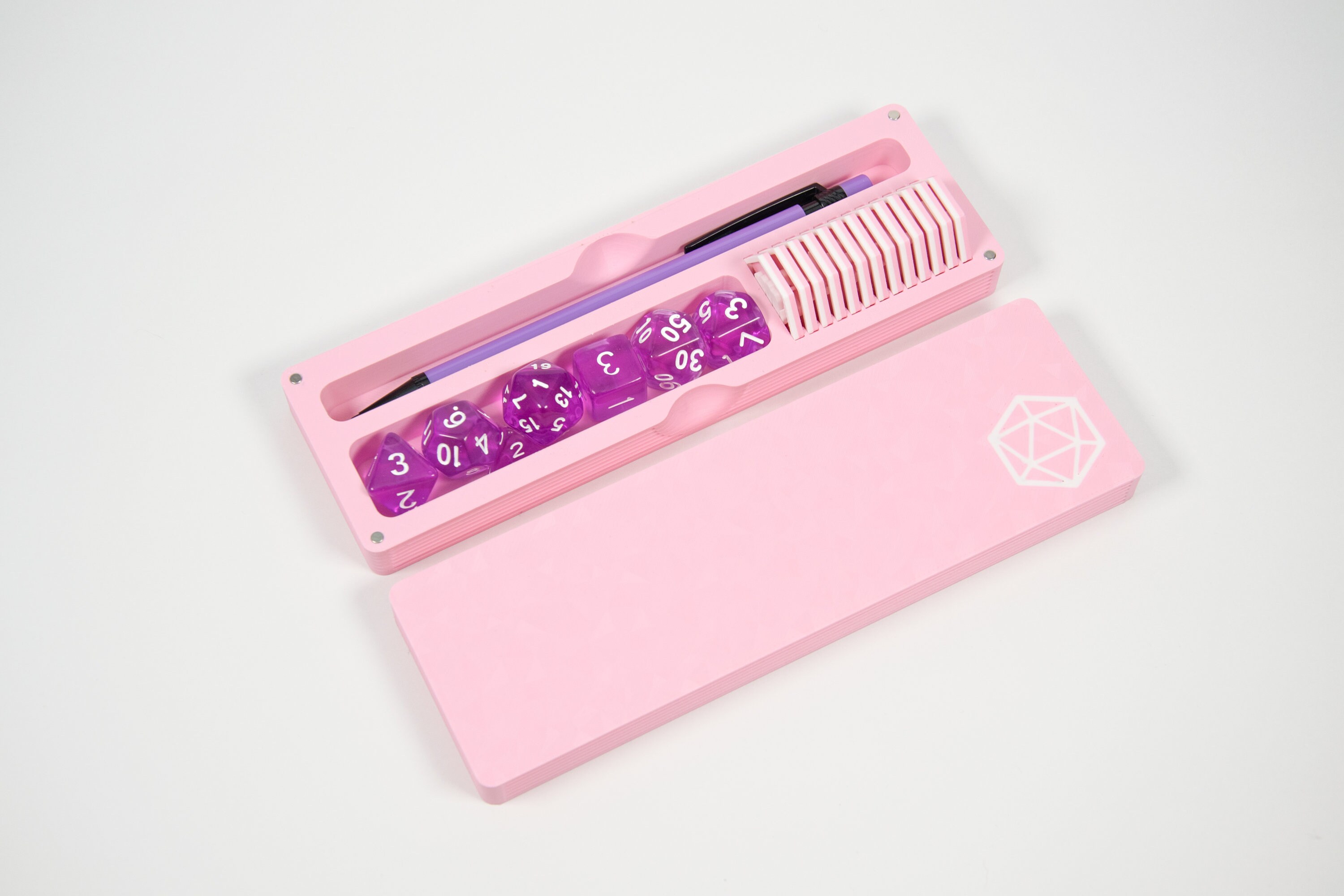 Dungeon and Dragons Dice Box With Pencil and Dice Set Travel Kit 13 D&D ...