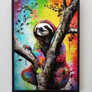 Sloth Digital Print! - Etsy