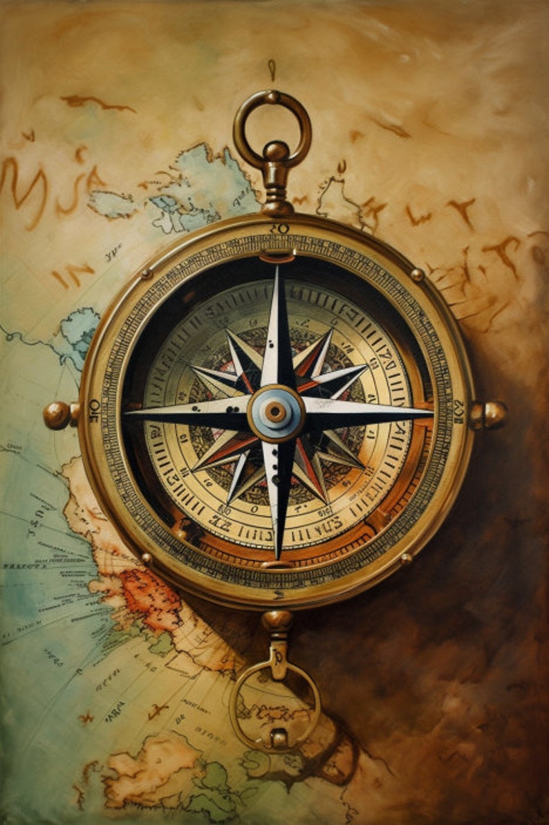 Compass Digital Print! - Etsy