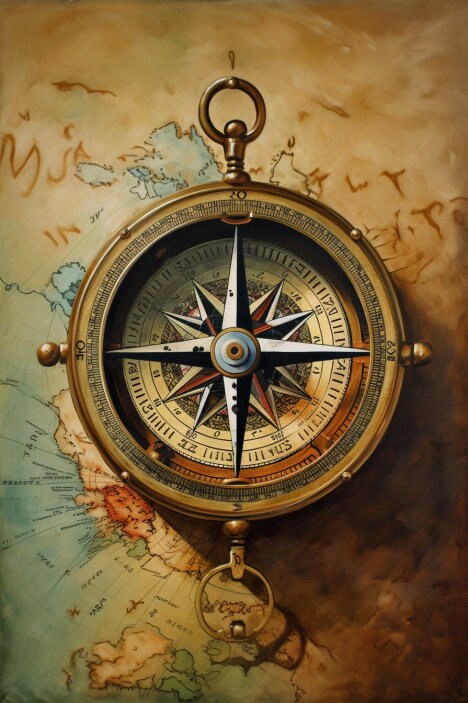 Compass Digital Print! - Etsy