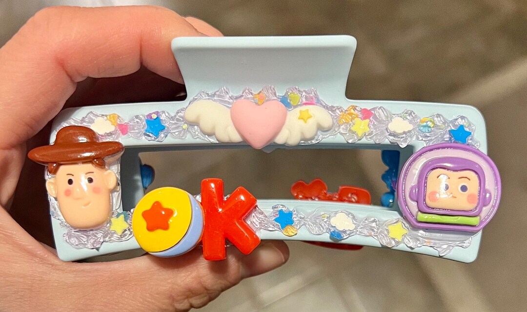 NEW XL 4 Baby Blue Toy Story Edition Hairclip Sold as Is - Etsy
