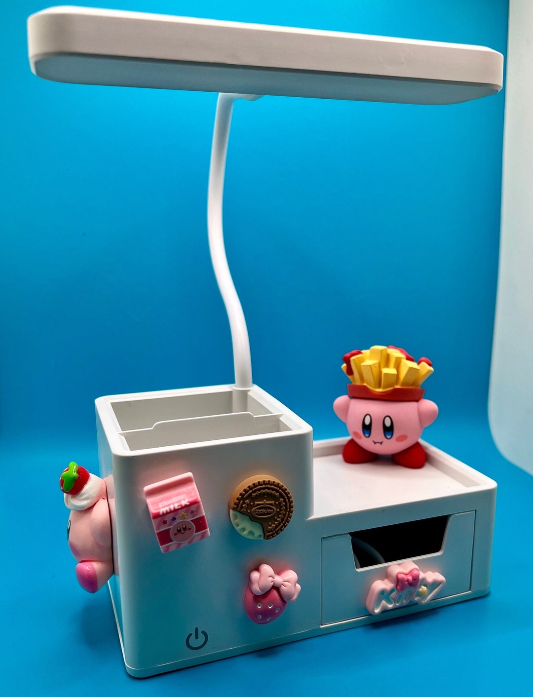 Super Cute Custom Made Kirby Super Snack Wired Desk Light Three Shade ...
