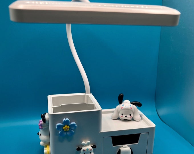 Super Cute Custom Made Sanrio Pochacco Wired Desk Light 3 Light ...