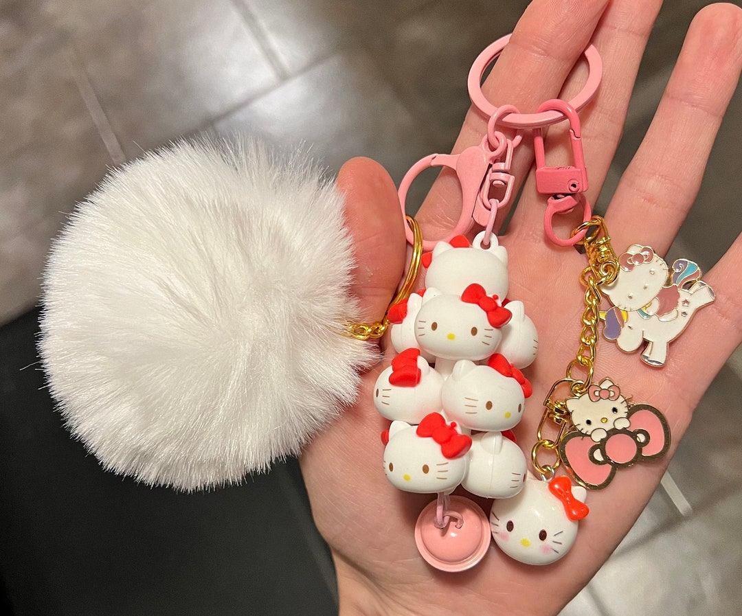 Super Cute Deluxe Sanrio Hello Kitty Bell Ice Cream Keychain!! - Etsy