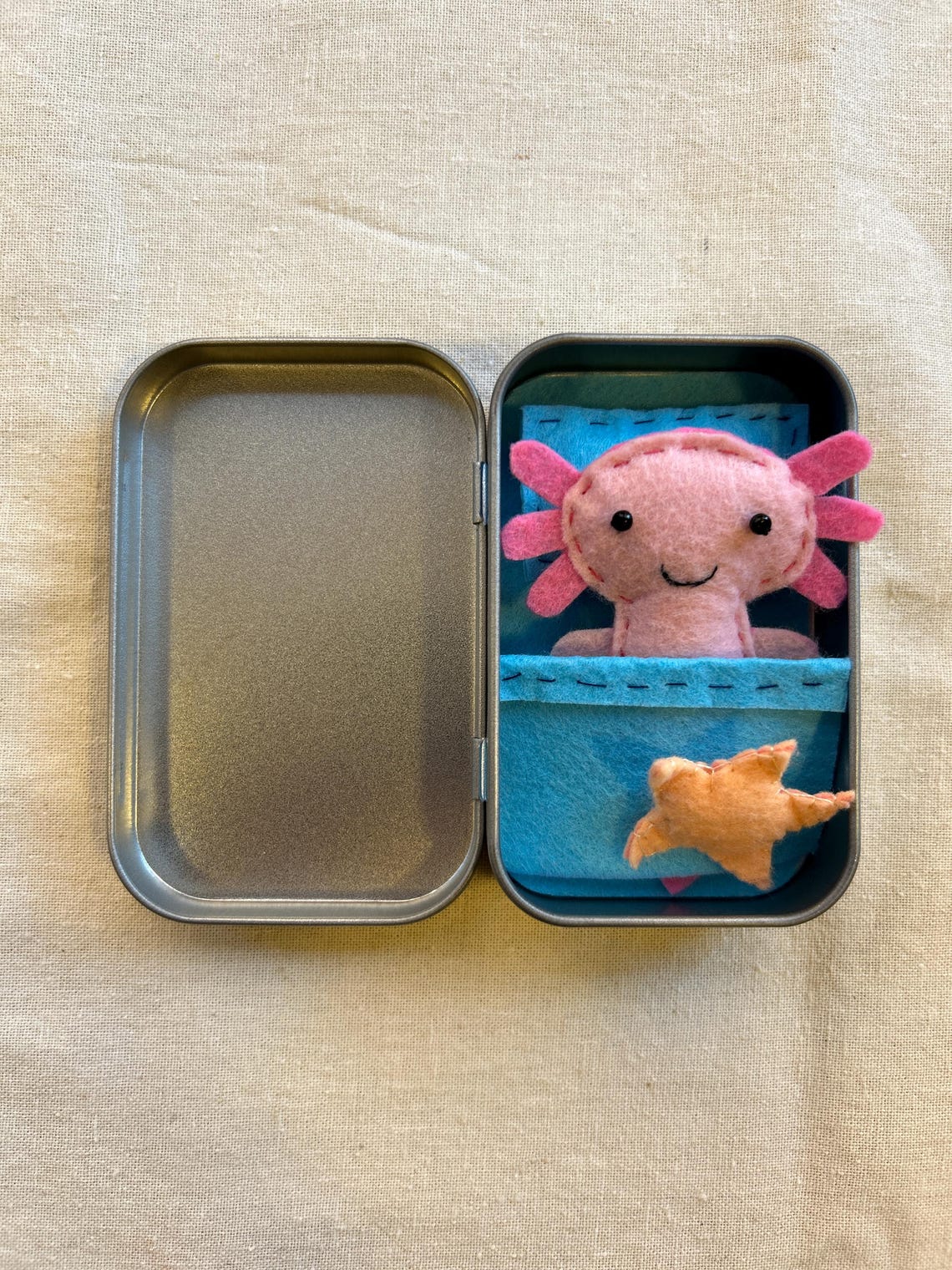 Axolotl Felt Toy for Kids - Etsy