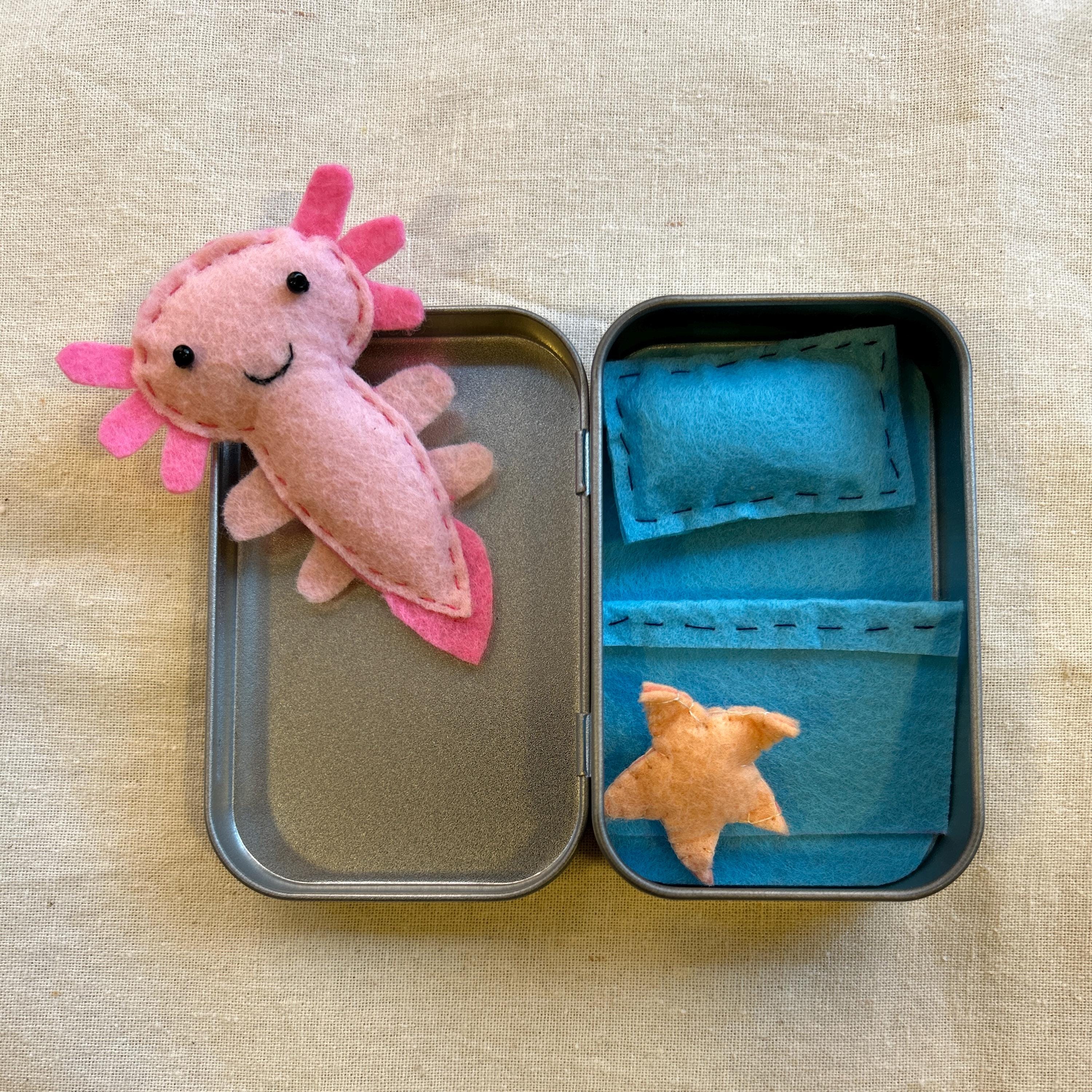 Axolotl Felt Toy for Kids - Etsy