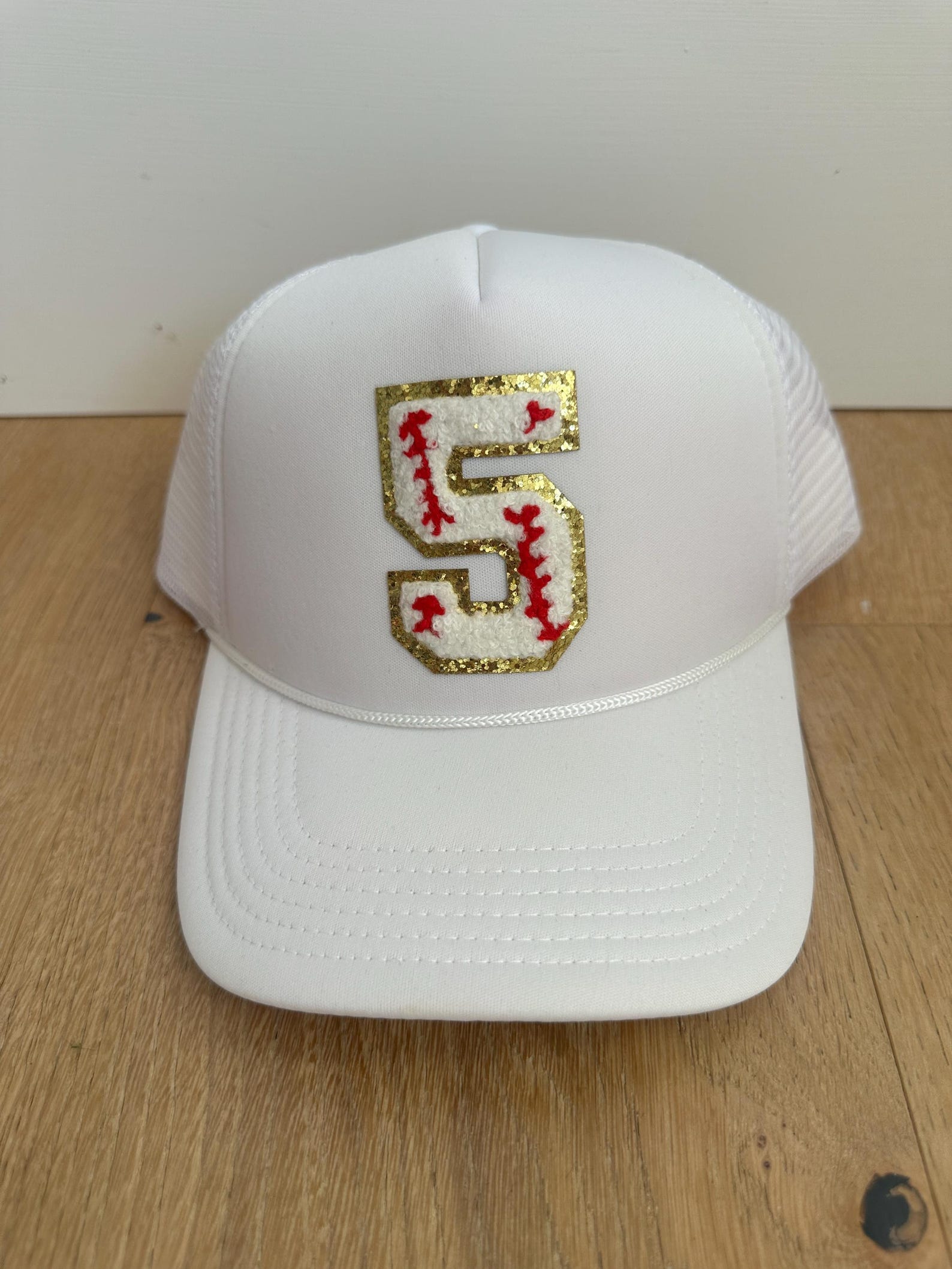 Custom Number Baseball Hat Chenille Custom Hat Personalized Number Hat ...