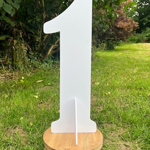 Standing Number Display | Self Standing Numbers | Number Display for ...