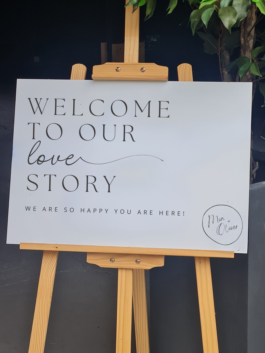 A2, A3, A4 Size Signs | Wedding Signs | Event Welcome Signs ...