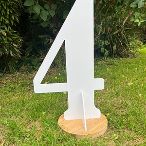 Standing Number Display | Self Standing Numbers | Number Display for ...