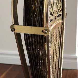 Gargoyle Antique Brass Peacock Fireplace Screen Like New - Etsy