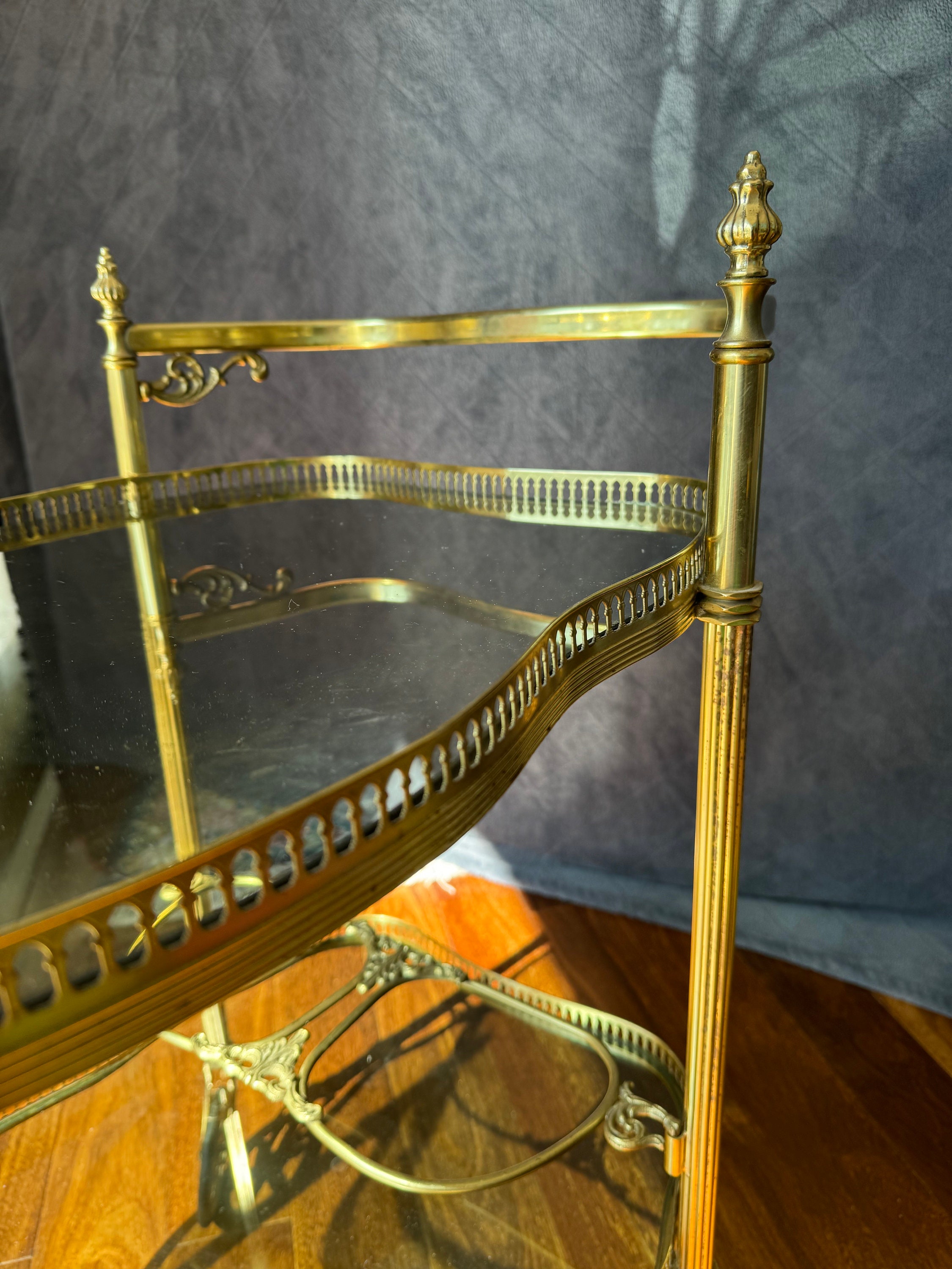 Neoclassical BAR CART Tea Cart Serving Cart Empire Style Side Table ...