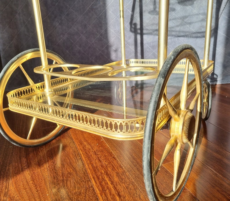 Neoclassical BAR CART Tea Cart Serving Cart Empire Style Side Table ...