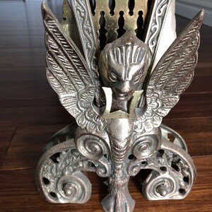 Gargoyle Antique Brass Peacock Fireplace Screen Like New - Etsy