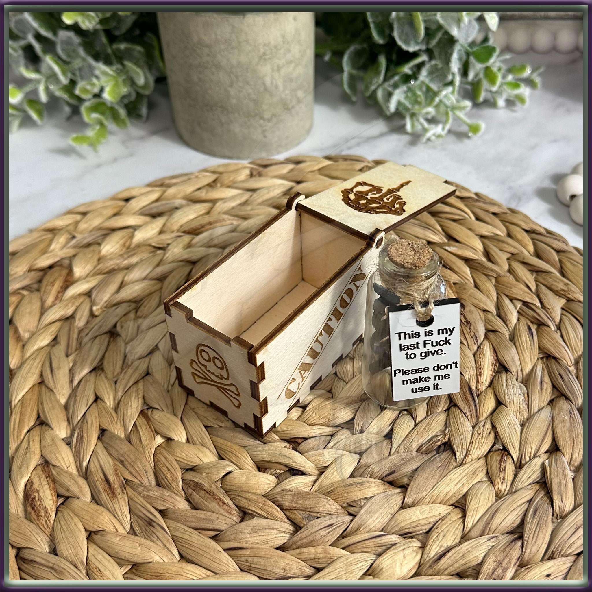 Adult Humor Novelty Glass Bottle With Cork Lid - Gag Gift for White ...