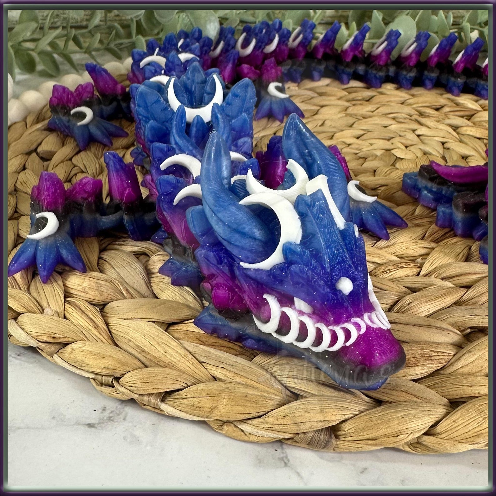 Lunar Dragon - 3D Printed - Cinderwing Design - Articulated Novelty ...