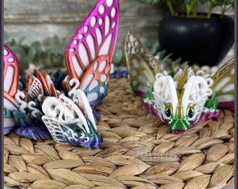 Lunar Dragon - 3D Printed - Cinderwing Design - Articulated Novelty ...