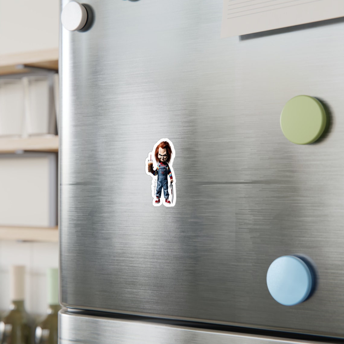 Chucky Sticker, Chucky Decal, Halloween Decal, Halloween Sticker ...