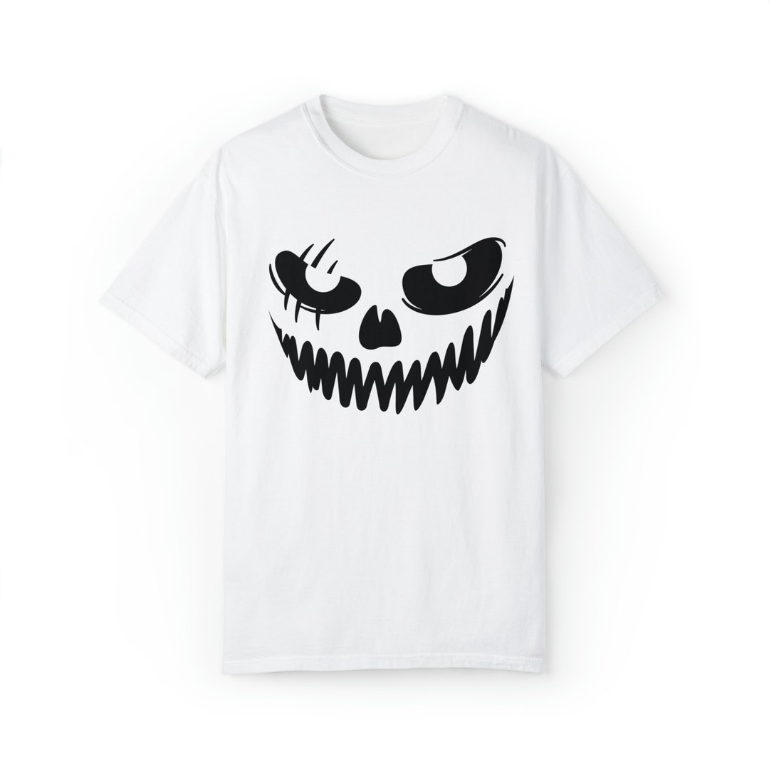 Jack-o'-lantern Shirt, Pumpkin Face Shirt, Halloween Shirt, Spooky ...