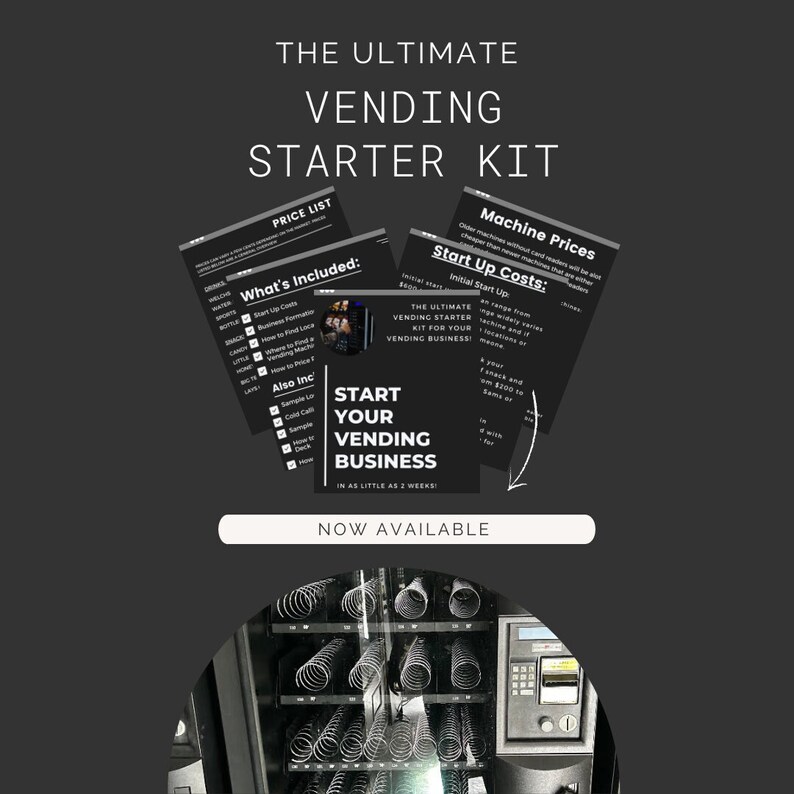 The Ultimate Vending Starter Kit - Etsy