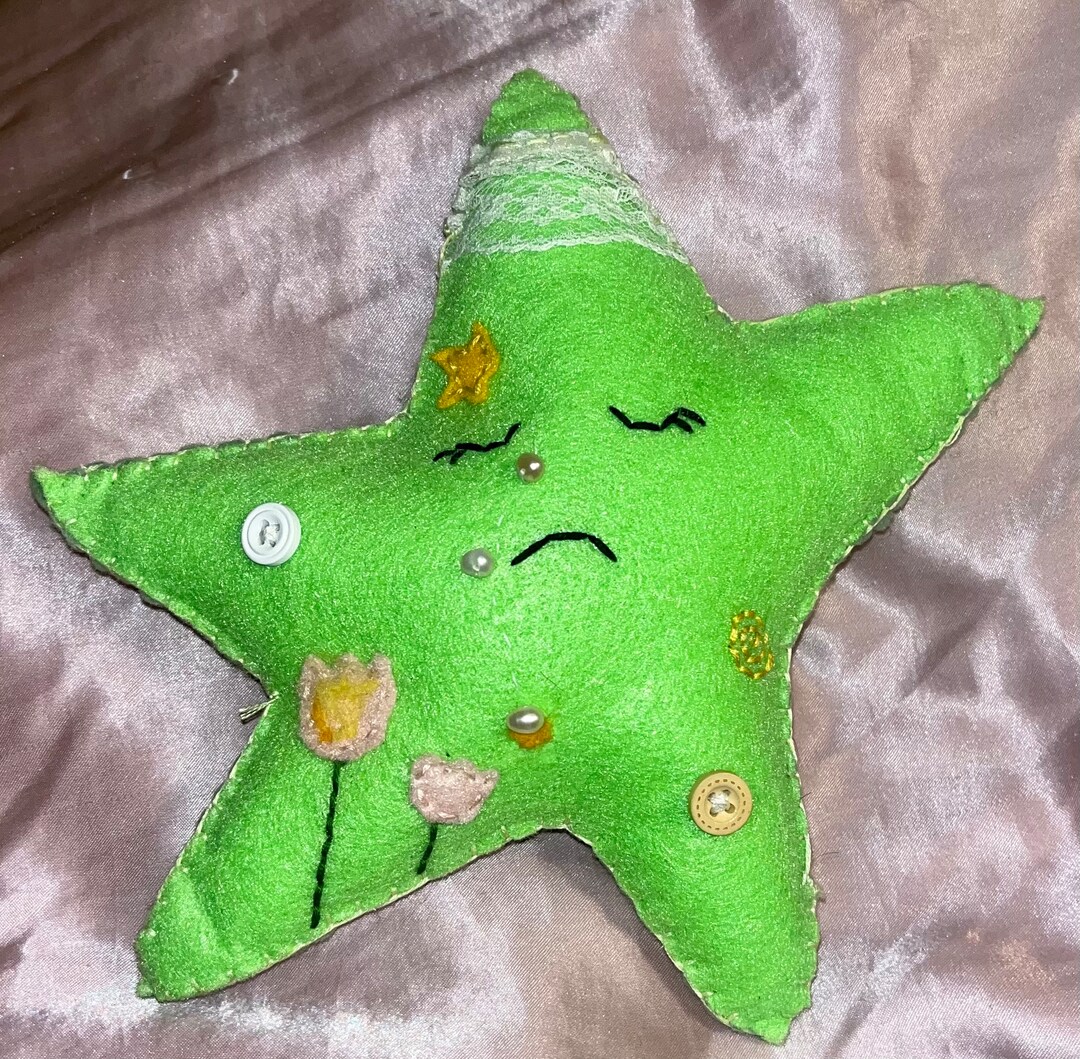 Sad Star Plushy - Etsy