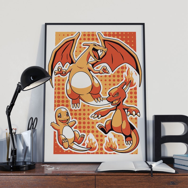 Pokemon Poster, 1st Gen Pokemon, Charmander Png, Charizard Clipart ...