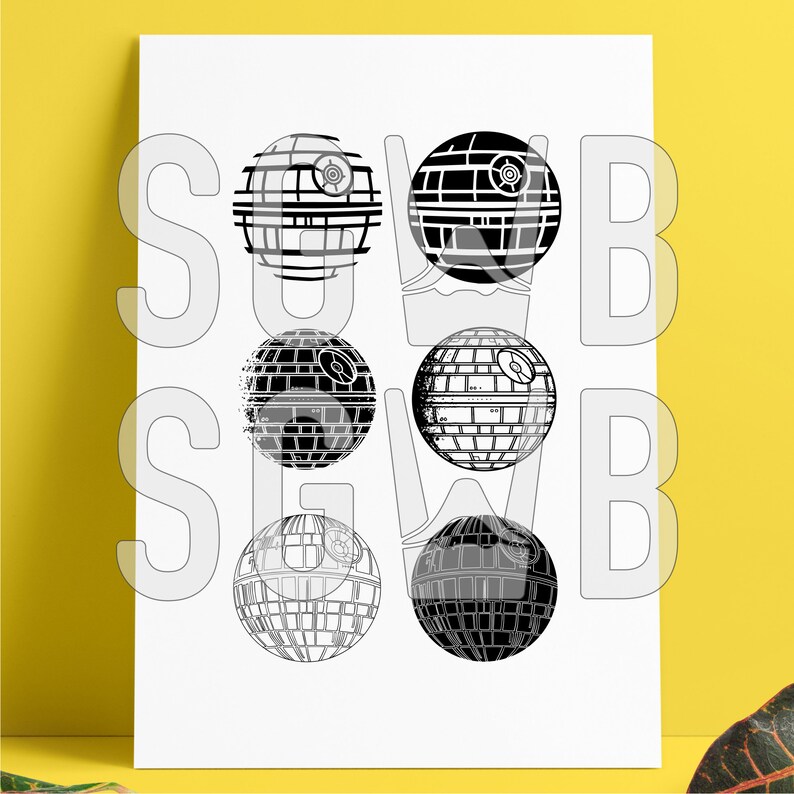 Death Star SVG, Death Star Cricut, Death Star Png, Death Star Stencil ...