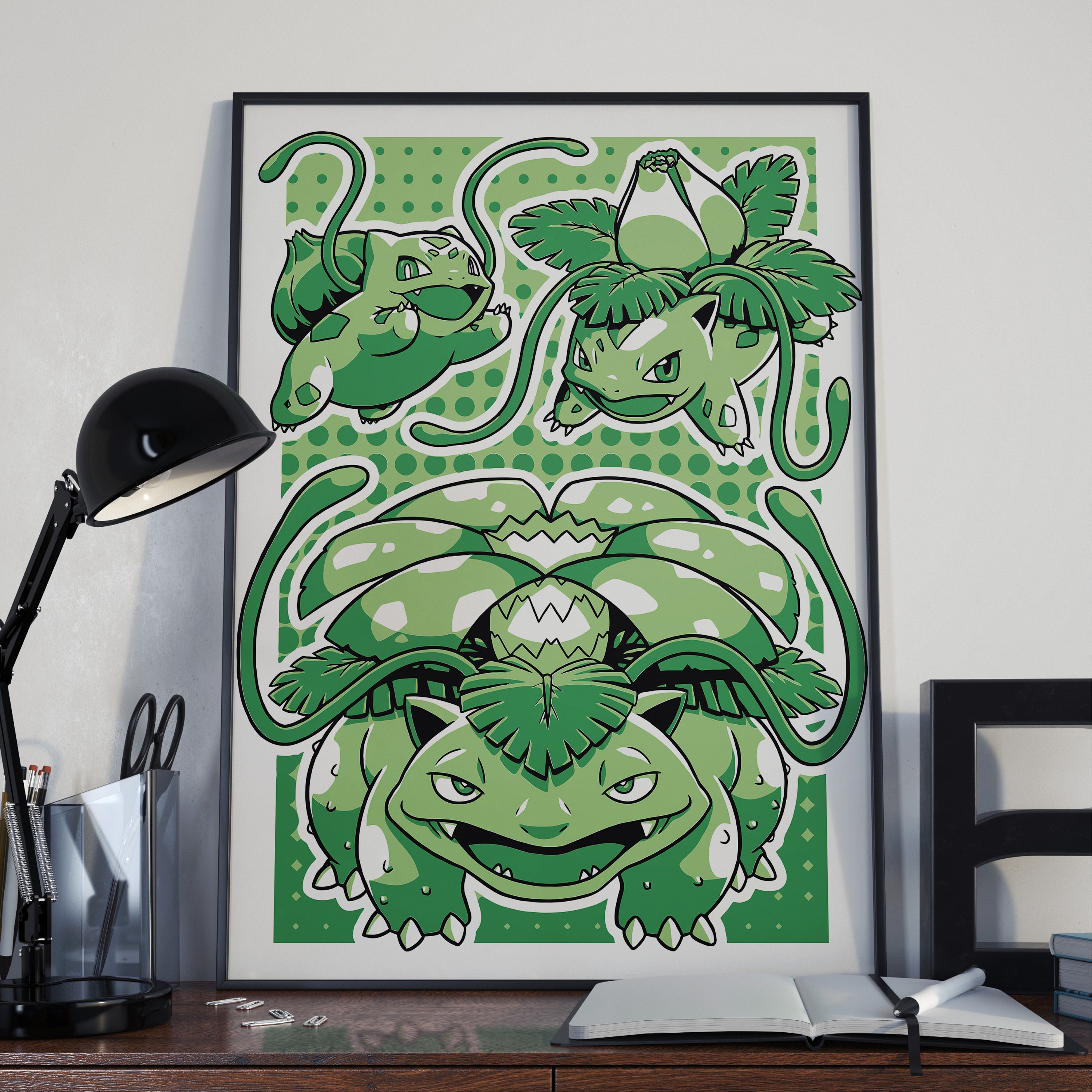 Pokemon Poster Pokemon Print Pokemon Digital Art Bulbasaur - Etsy