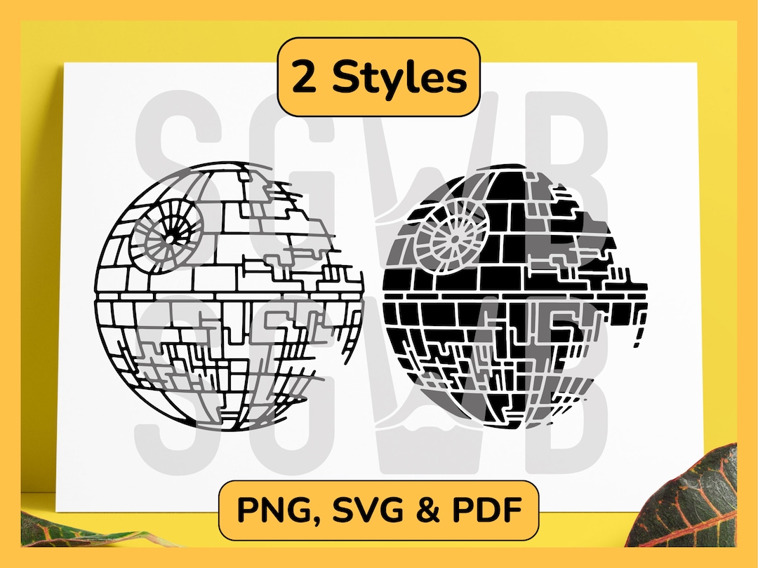 Death Star SVG, Death Star Cricut, Death Star Png, Death Star Stencil ...