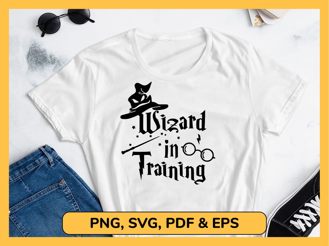 Wizard in Training Tshirt Svg, Funny Wizard Shirt, Harry Pottery Lover ...