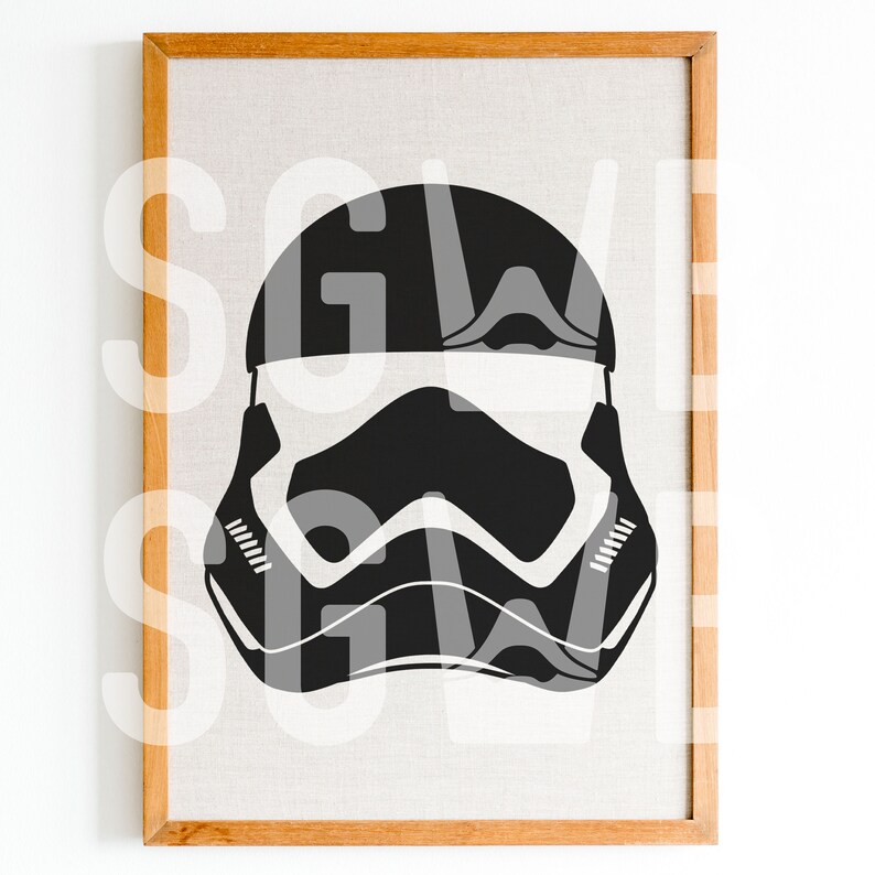 Stormtrooper Helmet SVG Stormtrooper Cricut Design - Etsy