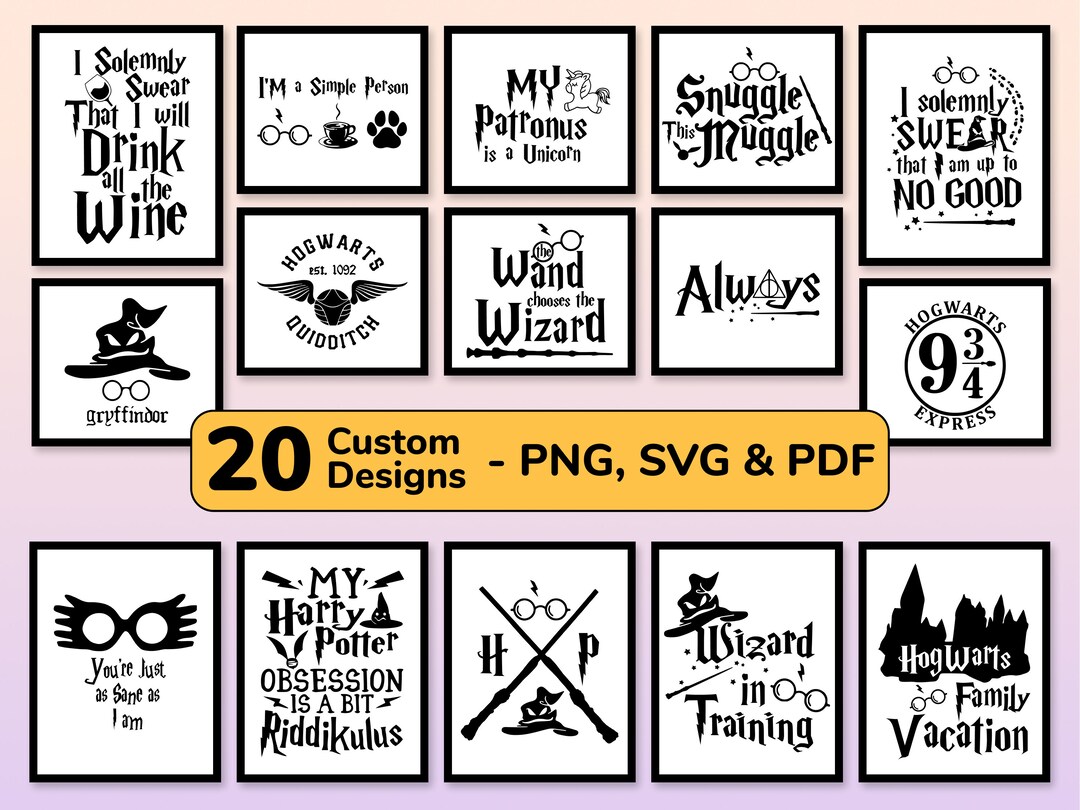 Wizard Quotes SVG, Harry Wizard Cricut, Funny Wizard Print, Pottery ...