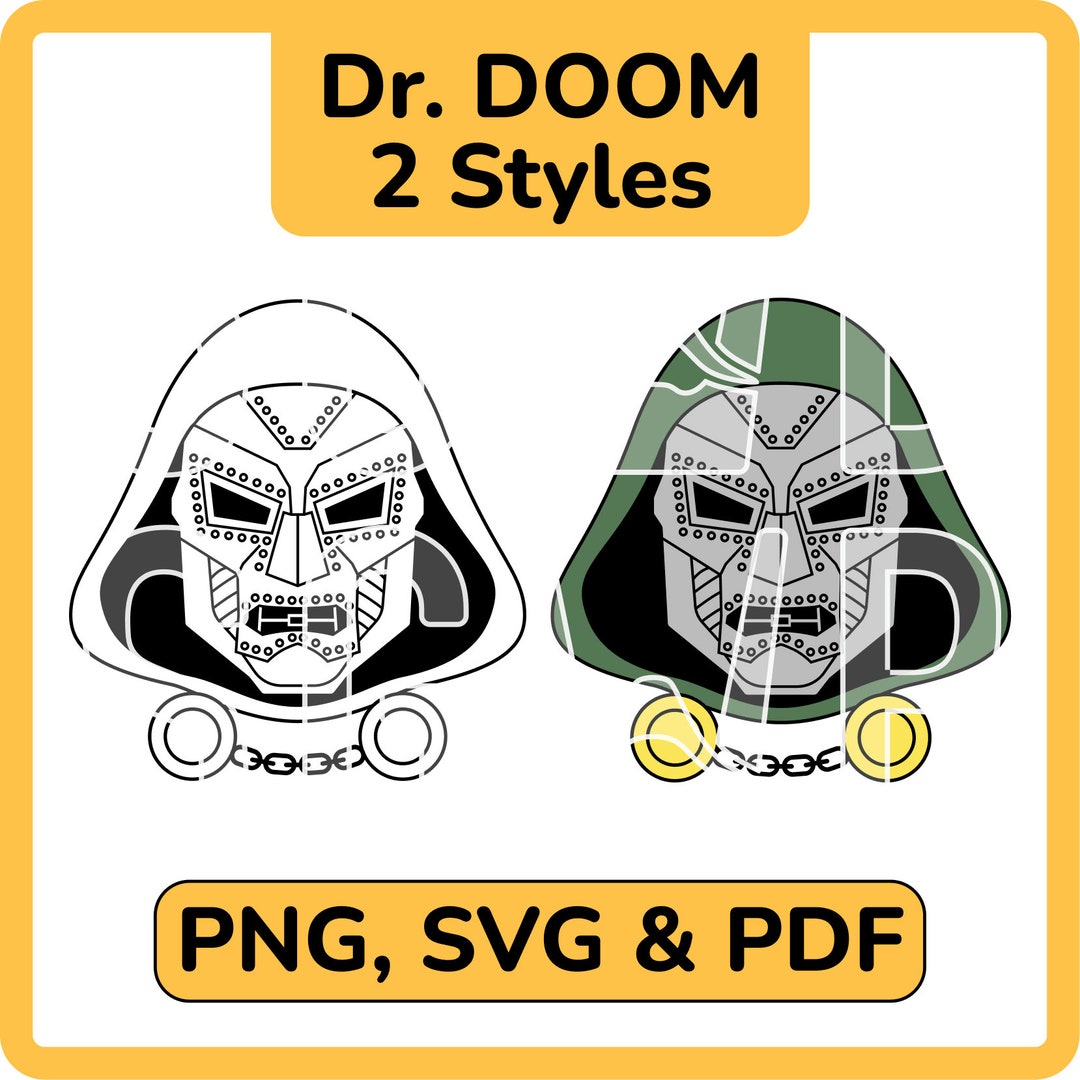 Dr Doom Mask, Doctor Doom Svg, Dr Doom svg, máscara Victor Von Doom ...