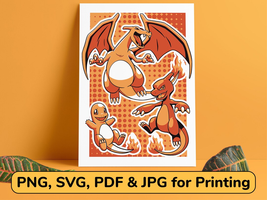 Pokemon Poster, 1st Gen Pokemon, Charmander Png, Charizard Clipart ...