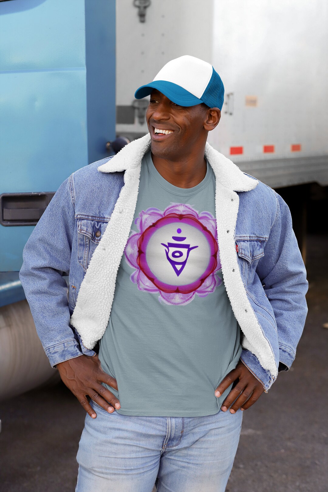 Chakra Shirt, Spiritual Shirt, Yoga Woman, Flower, Spiritual Gift, Eco ...