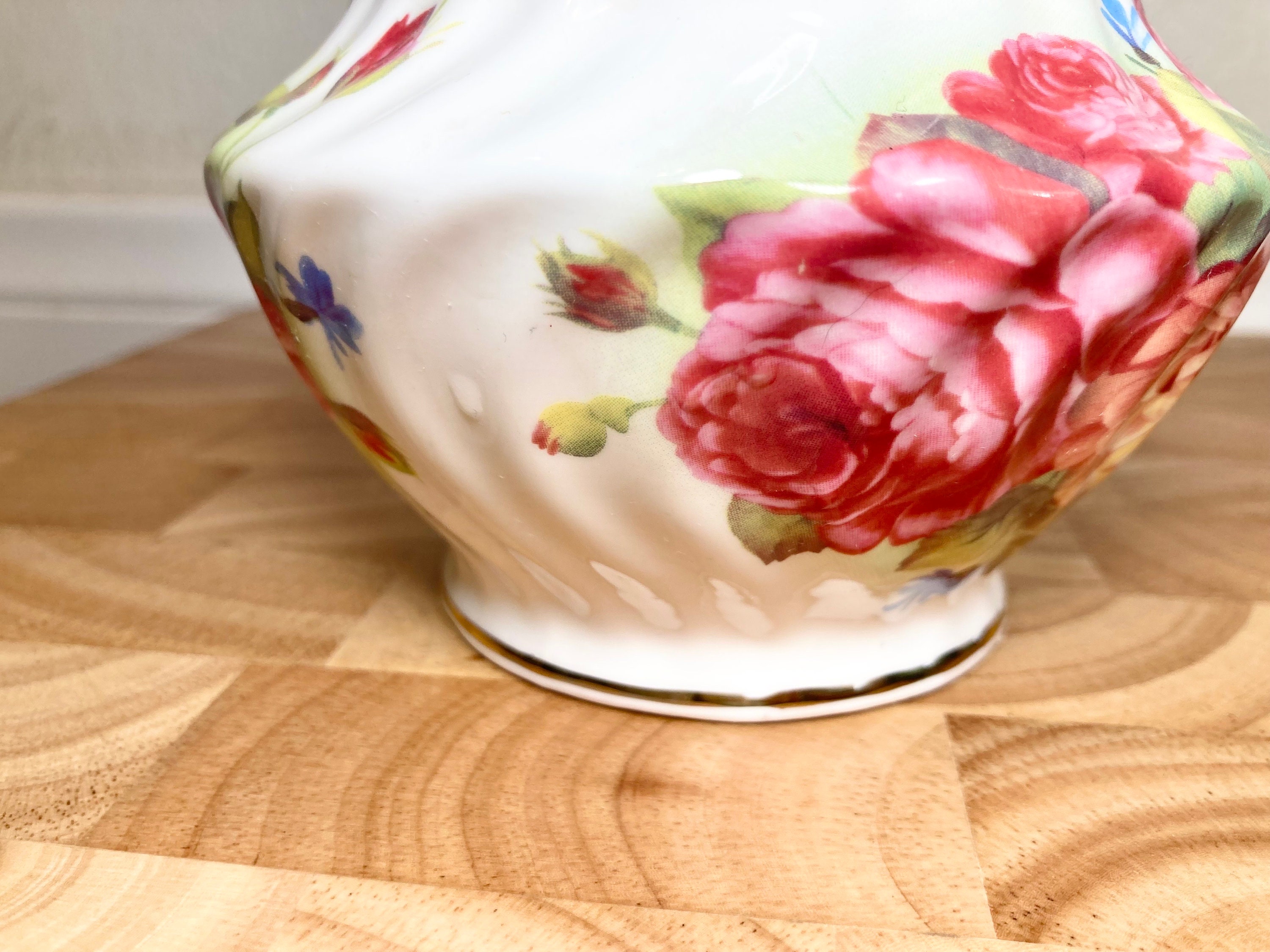 Vintage Grace’s Bone China Sandra Rose Sugar Pot With Lid for Tea ...
