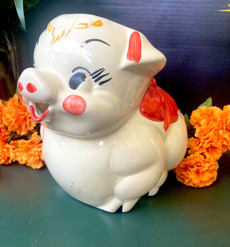 Vintage Smiling Pig Ceramic Pitcher Shawnee Art Pottery Circa 1940s - Etsy