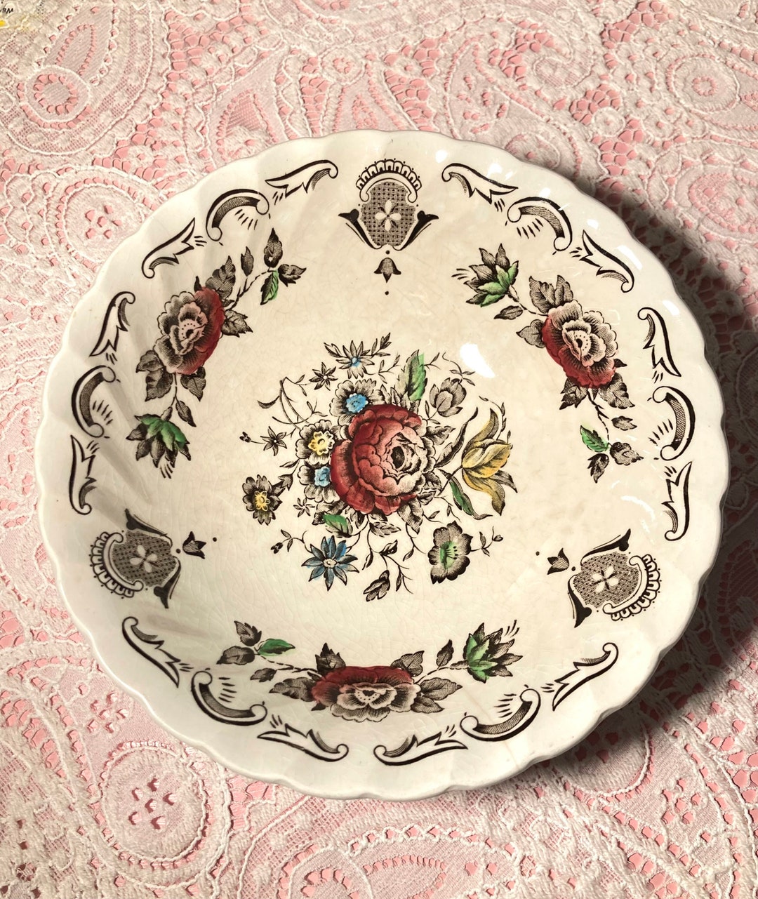 Bouquet by Franciscan Pattern Vintage Fine China Bowl - Etsy