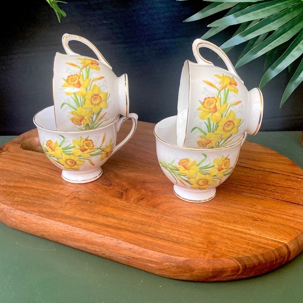 Yellow Tea Cup Set - Etsy