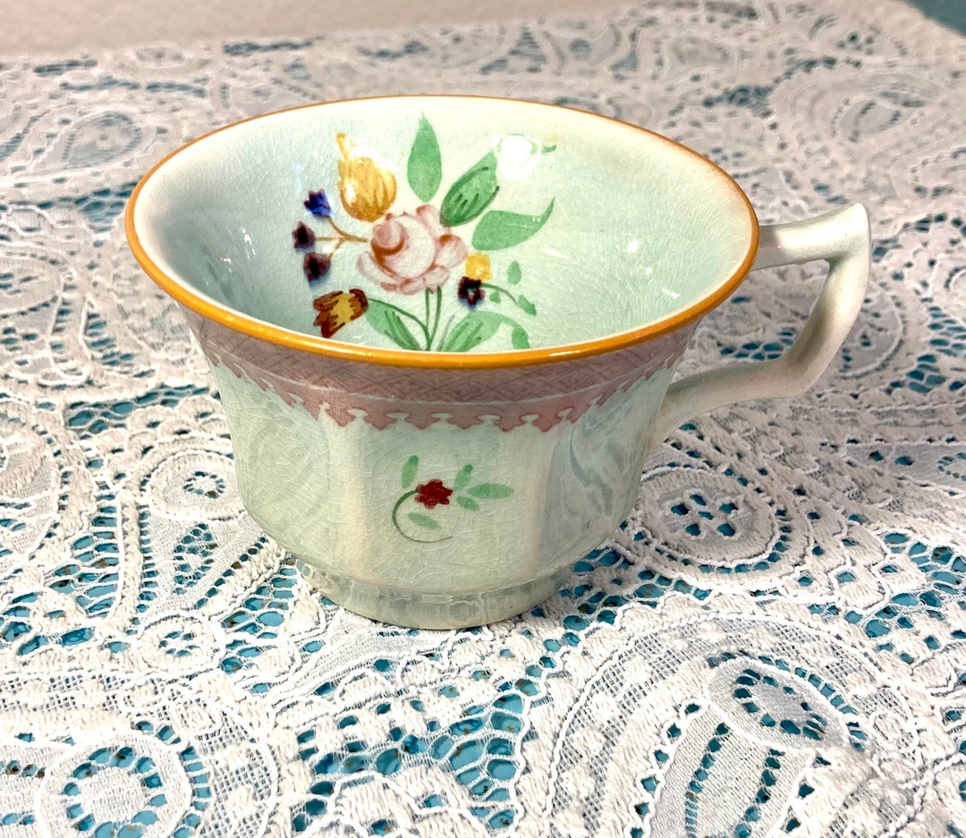 Antique Adams Calyx Ware Hand-painted Tea Cup - Etsy