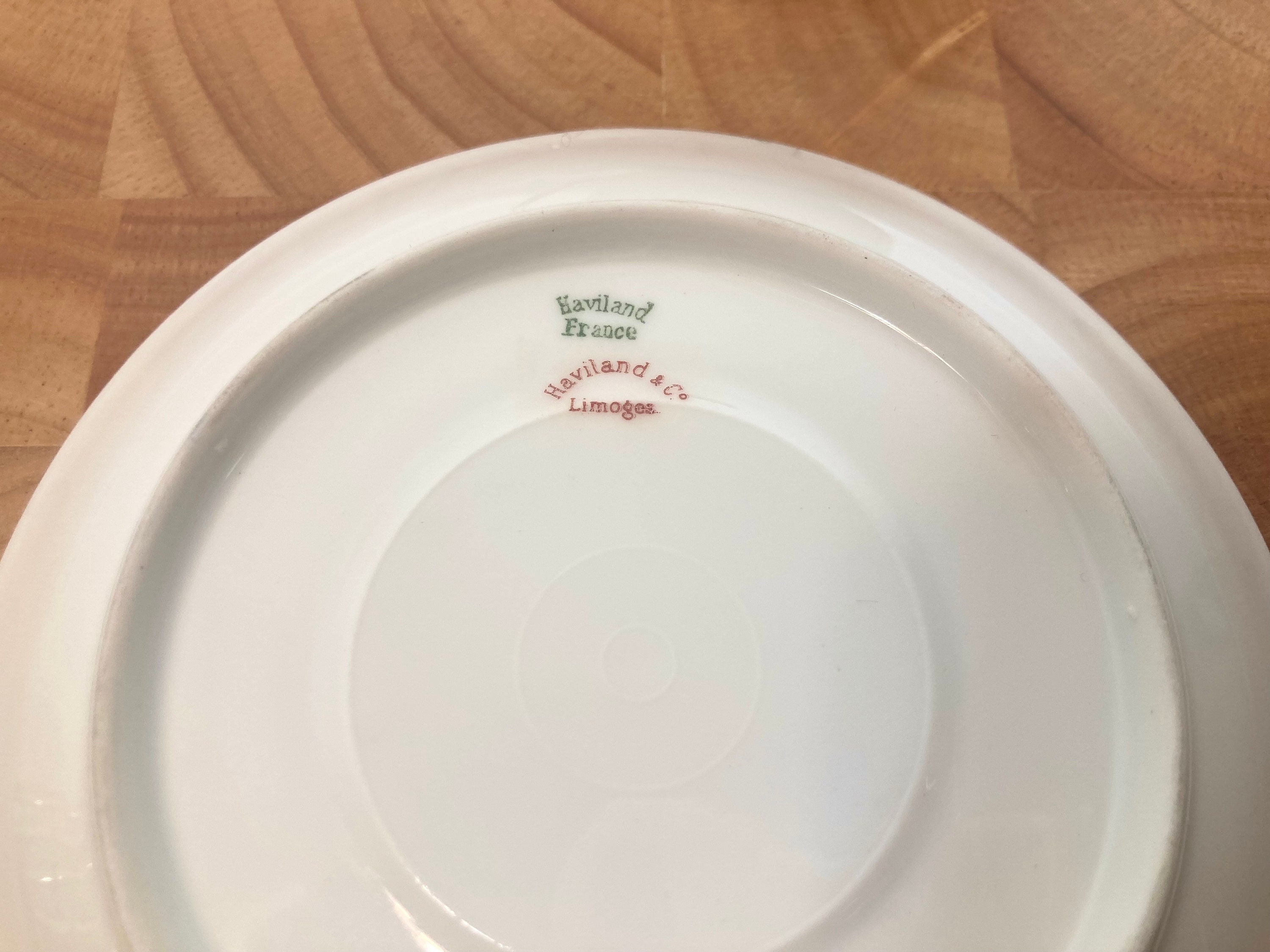 Antique Haviland Limoges Schleiger Series Teacup and Saucer - Etsy