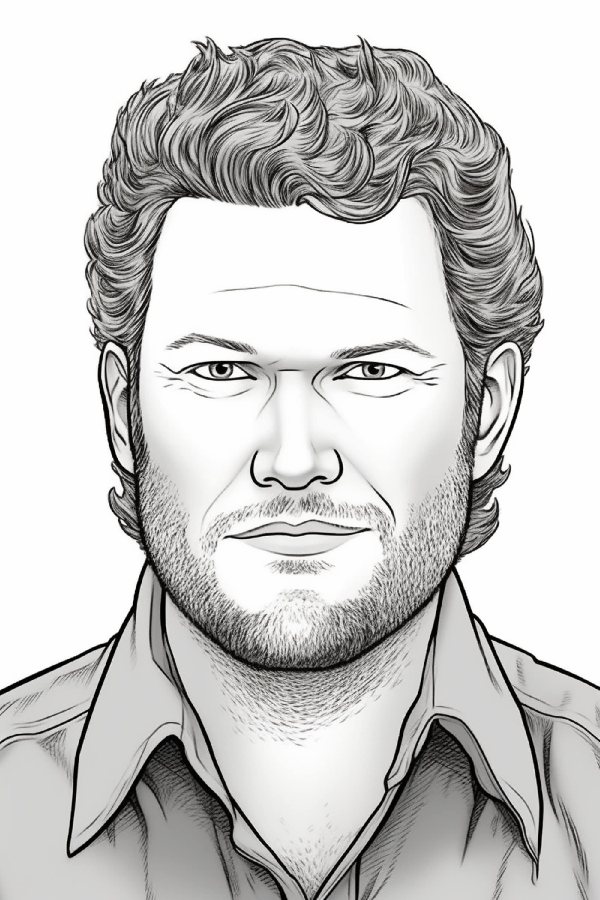 Five Ultimate Country Men Singers Color or Black (Instant Download) - Etsy