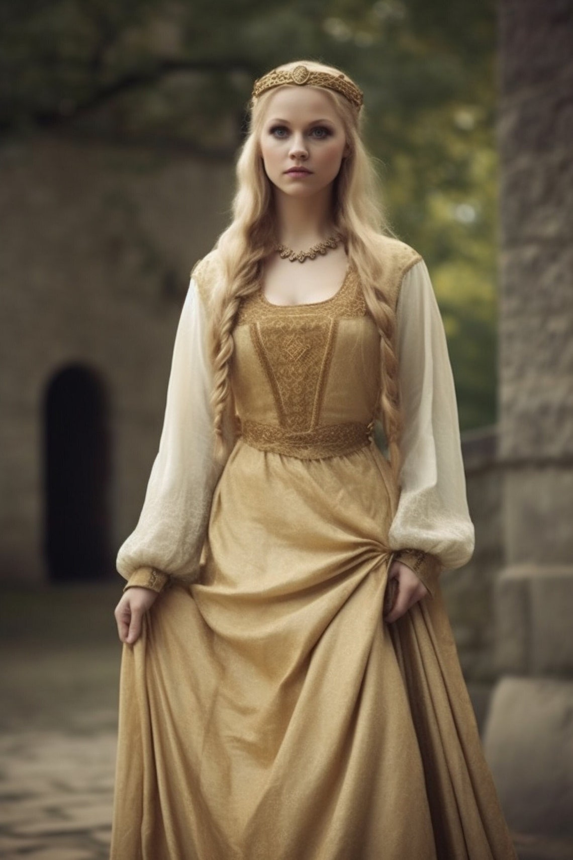 Romantic Medieval Woman, Book Cover Art, Clip Art, Stock Image, Stock ...